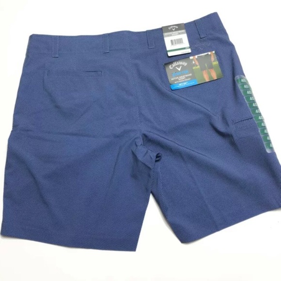 Callaway | Shorts | Callaway Golf Shorts 4w Blue Optidri Media Pocket ...